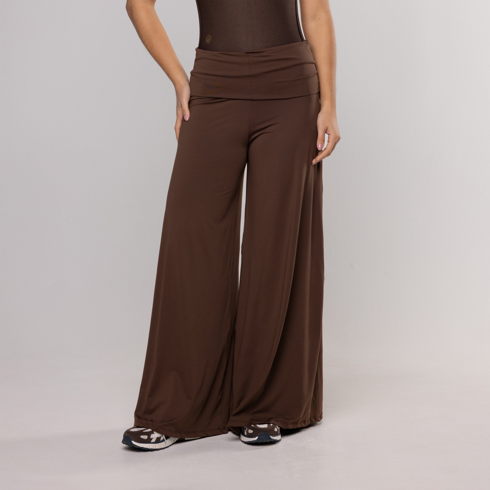 Calça Pantalona Light Cós Vira - Borju