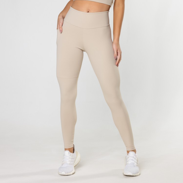 Legging Bolso Lateral Nude - Borju